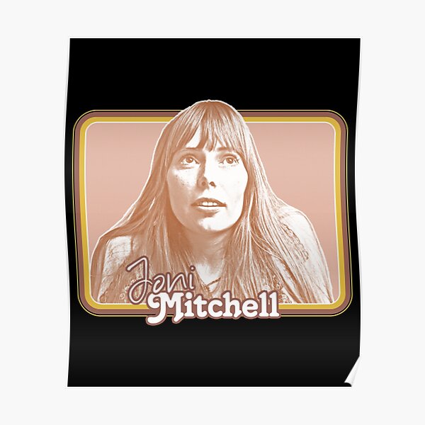 "Joni Mitchell Retro 1970s Style Fan Art" Poster for Sale by AnahiFahey ...