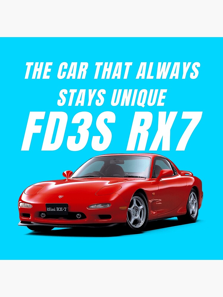 "FD3S RX7" Poster for Sale by MOTOSHIFT | Redbubble