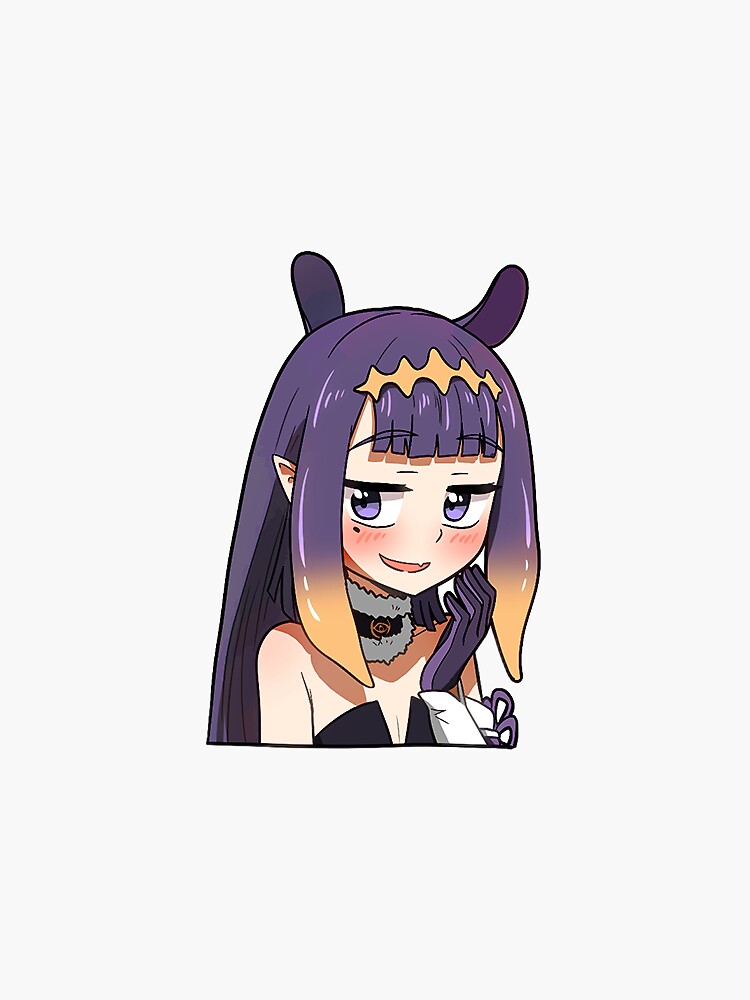 "Ninomae Ina'nis hololive en" Sticker for Sale by Palmave | Redbubble