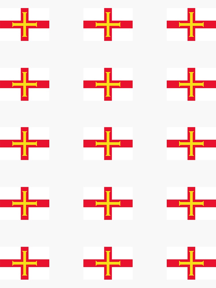 "Guernsey - Guernésiais Flag Pack" Sticker for Sale by FlagsWorld ...