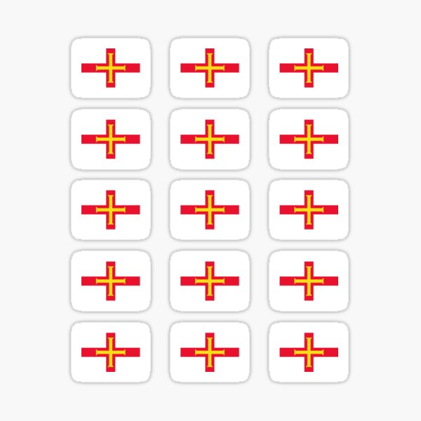 "Guernsey - Guernésiais Flag Pack" Sticker for Sale by FlagsWorld ...