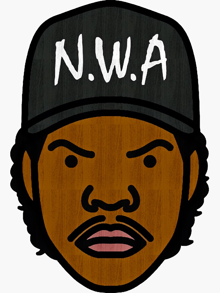 "NWA" Sticker for Sale by Lilianroots | Redbubble