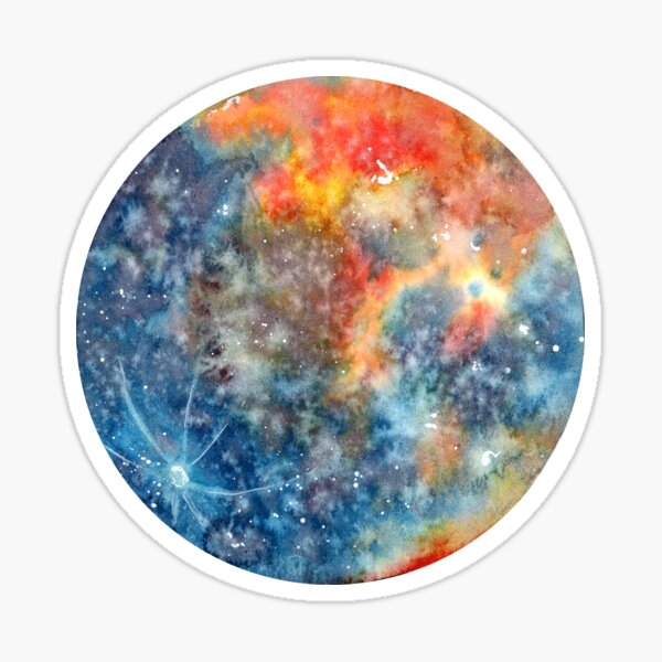 "Mercury | Planet Series 2022" Sticker for Sale by patti2905 | Redbubble