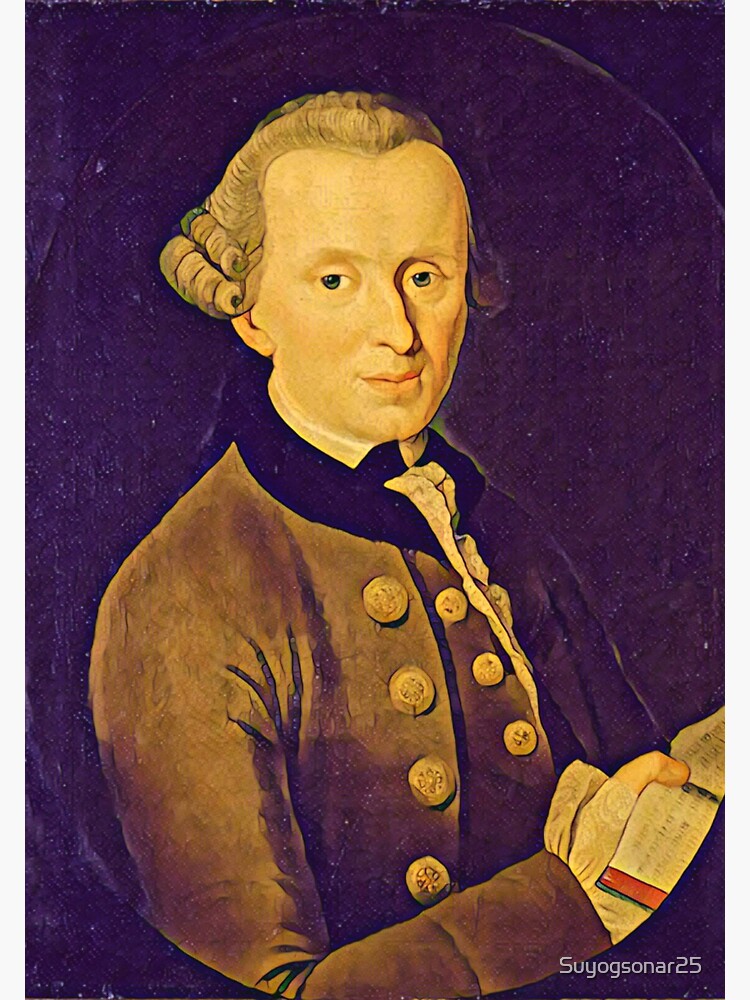 "Immanuel Kant Artwork " Sticker for Sale by Suyogsonar25 | Redbubble