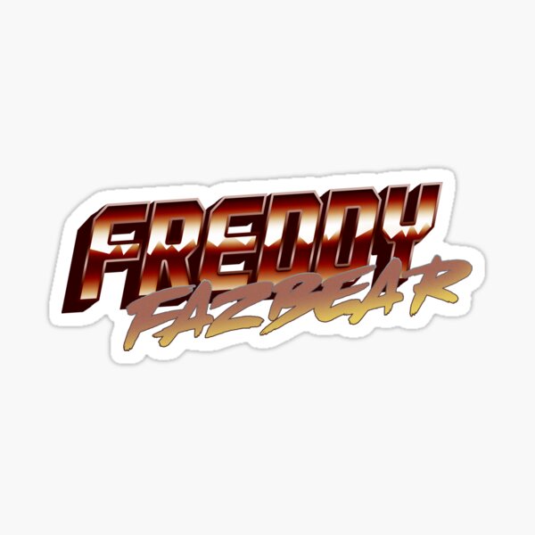 "Freddy Fazbear Security Breach Intro Logo" Sticker for Sale by ...