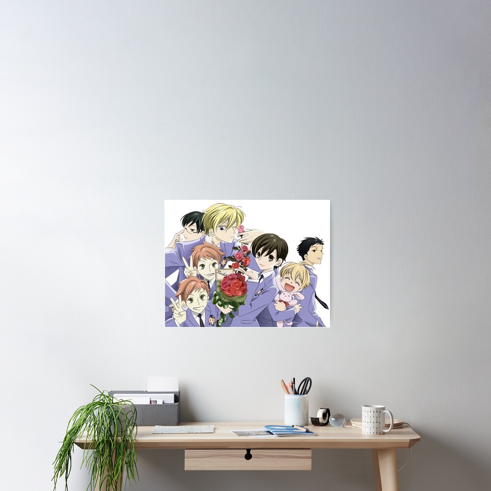 "Ouran Host Club" Poster for Sale by VelveetaShamroc | Redbubble
