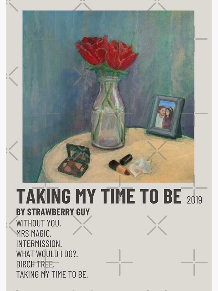 "Strawberry Guy - Taking My Time To Be Minimalist" Sticker for Sale by ...