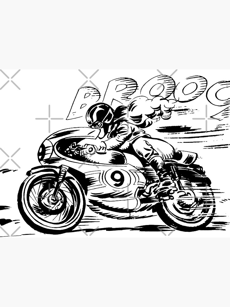 "Cafe Racer - Comics Pop Art" Poster for Sale by Roygcomics | Redbubble