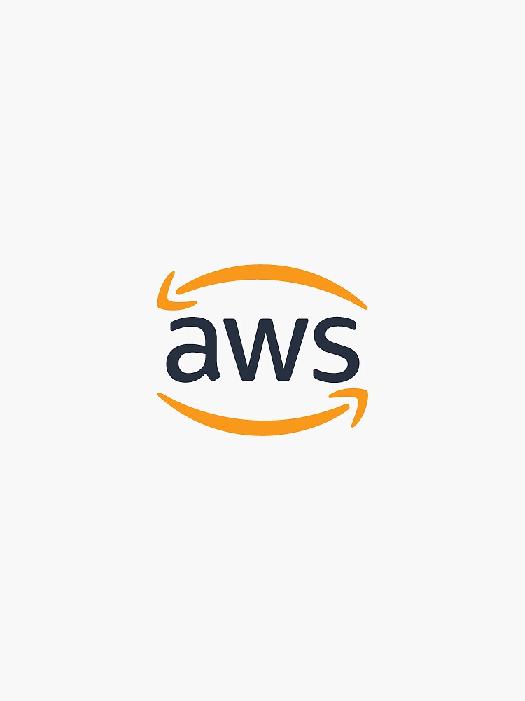 "AWS developer logo T-Shirt" Sticker for Sale by kanhadesign | Redbubble
