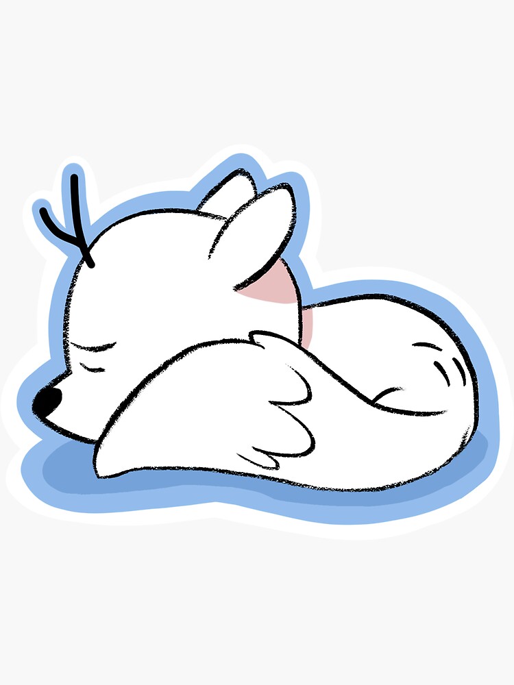 "Hilda Series: Sleeping Twig" Sticker for Sale by Candy-Unicorn14 ...