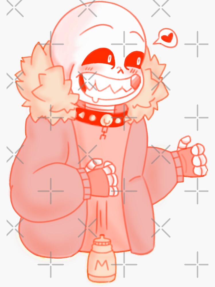 "Pass Through Ground Vast Remote Underfell Sans Gift For Fans" Sticker ...