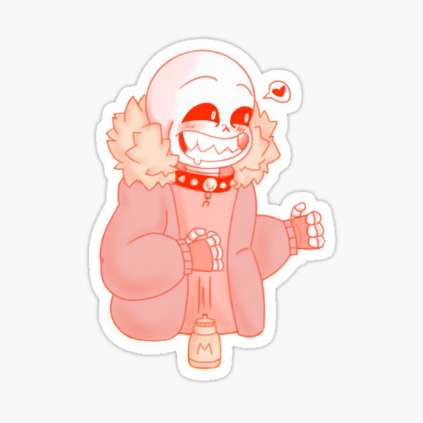 "Pass Through Ground Vast Remote Underfell Sans Gift For Fans" Sticker ...