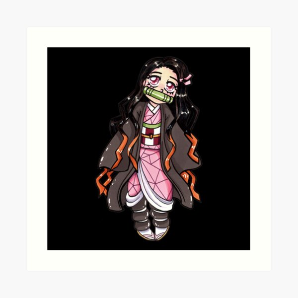 "Nezuko DS Kimetsu No Yaiba" Art Print for Sale by Nilsolander | Redbubble