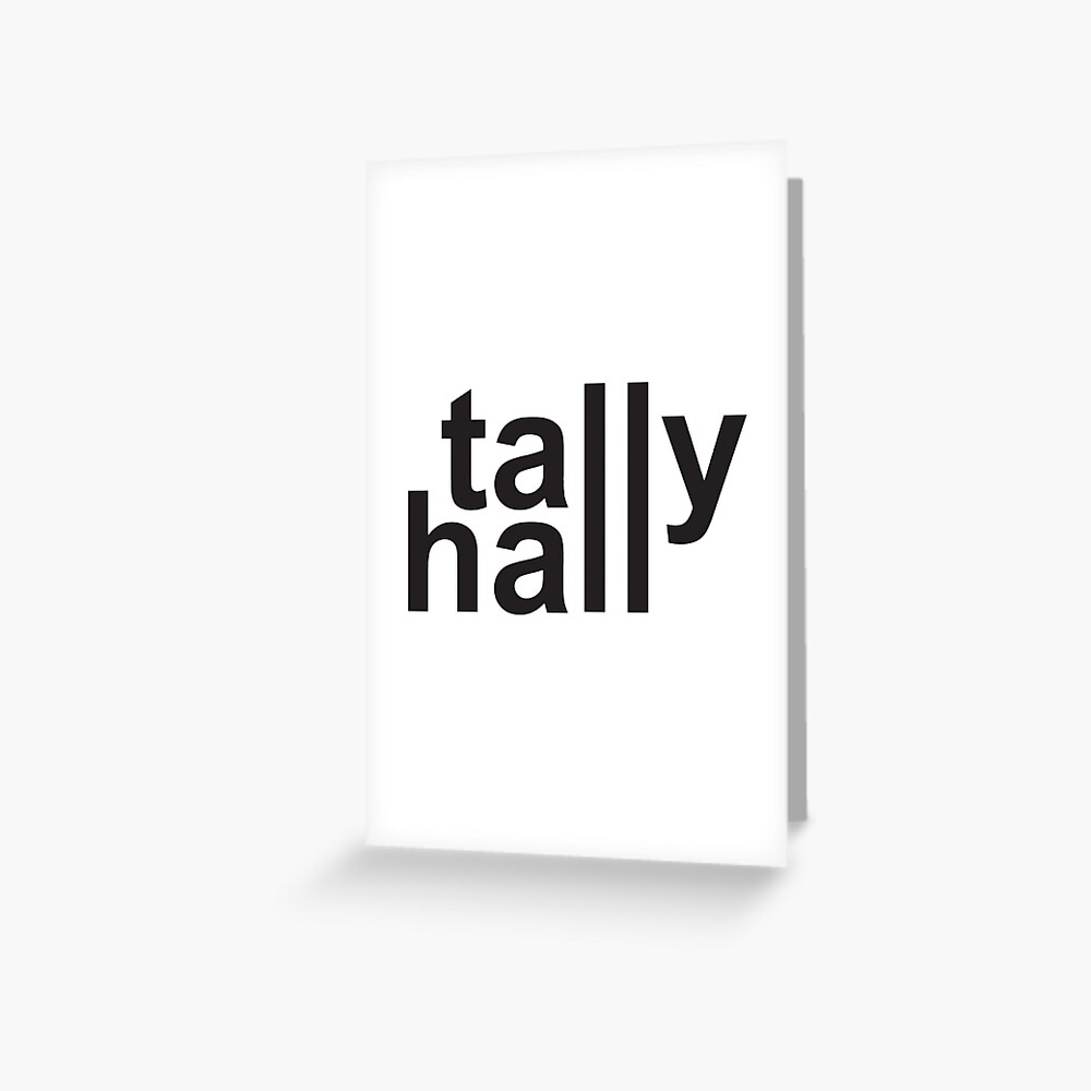 "Tally Hall logo" Sticker for Sale by LightsGirlXX | Redbubble