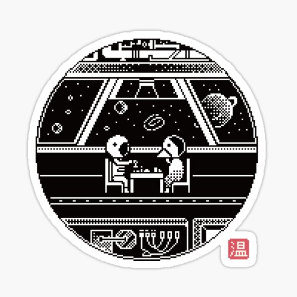 "Checkmate!" Sticker for Sale by alwynwan | Redbubble