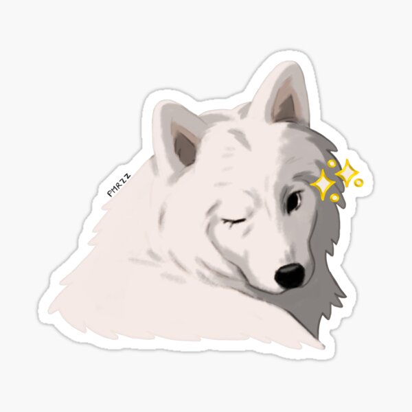 "Doggo" Sticker by pmrzzzz | Redbubble