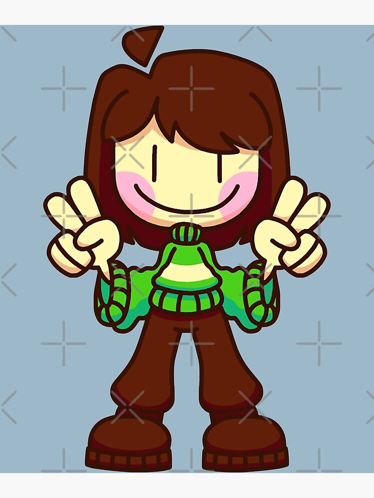 "Pass Through Ground Vast Remote Undertale Chara Classic Fans" Poster ...