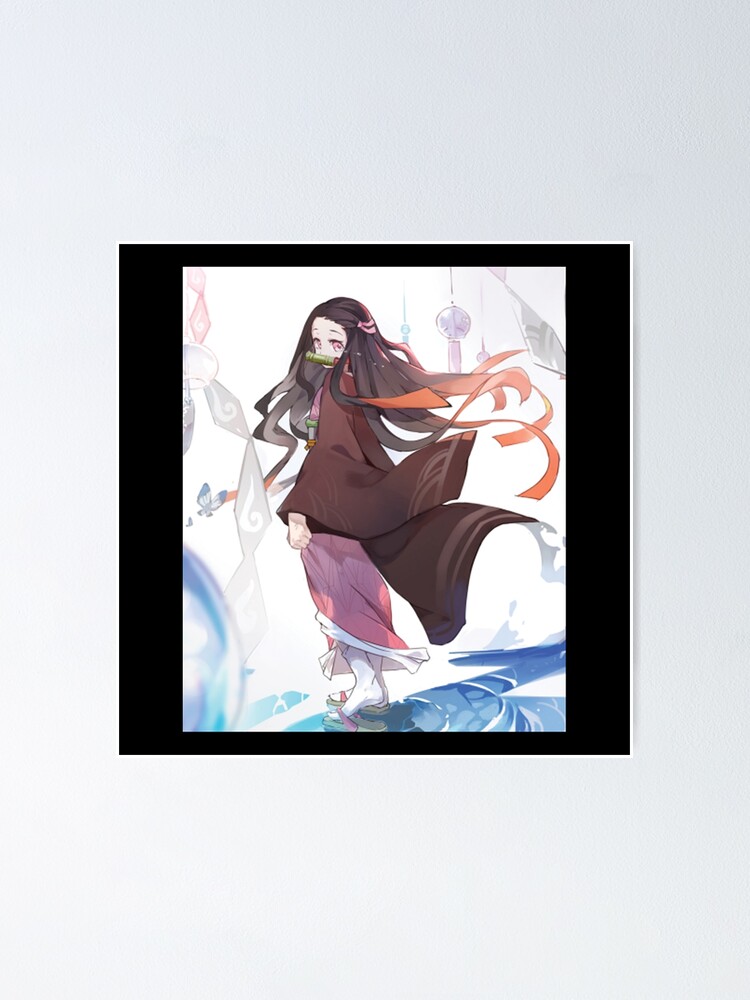 Poster « Kimetsu no Yaiba qui pleure Nezuko DS Kimetsu no Yaiba », par ...