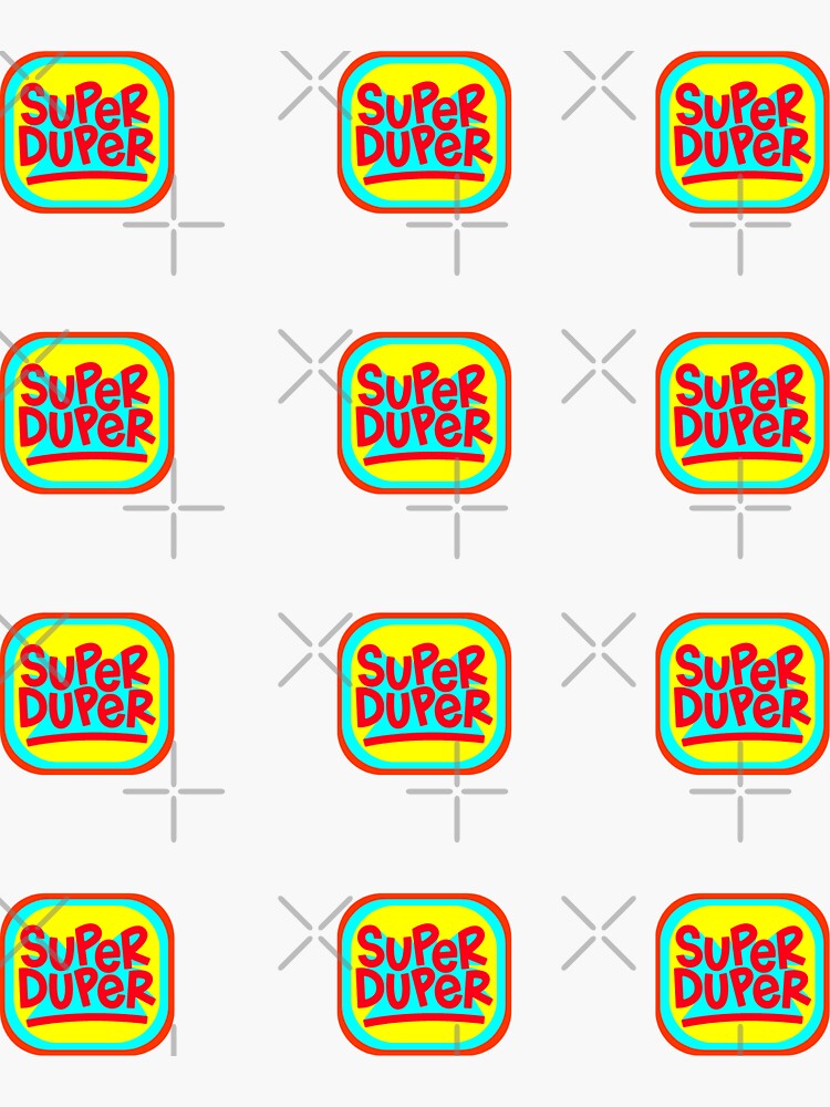 "Super Duper Funny Cute Teacher Reward Motivational" Sticker for Sale ...