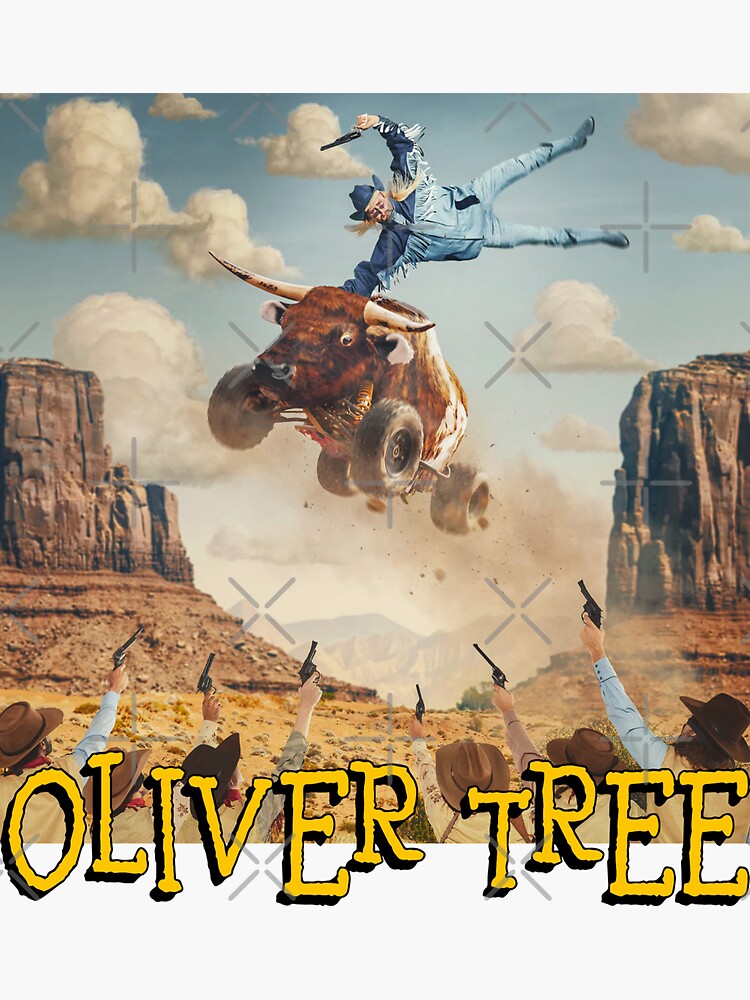 "Oliver Tree Cowboy Tears Album trending 2022" Sticker for Sale by ...