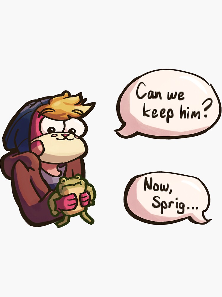 "Amphibia - Sprig and Frog (with speech)" Sticker for Sale by ...