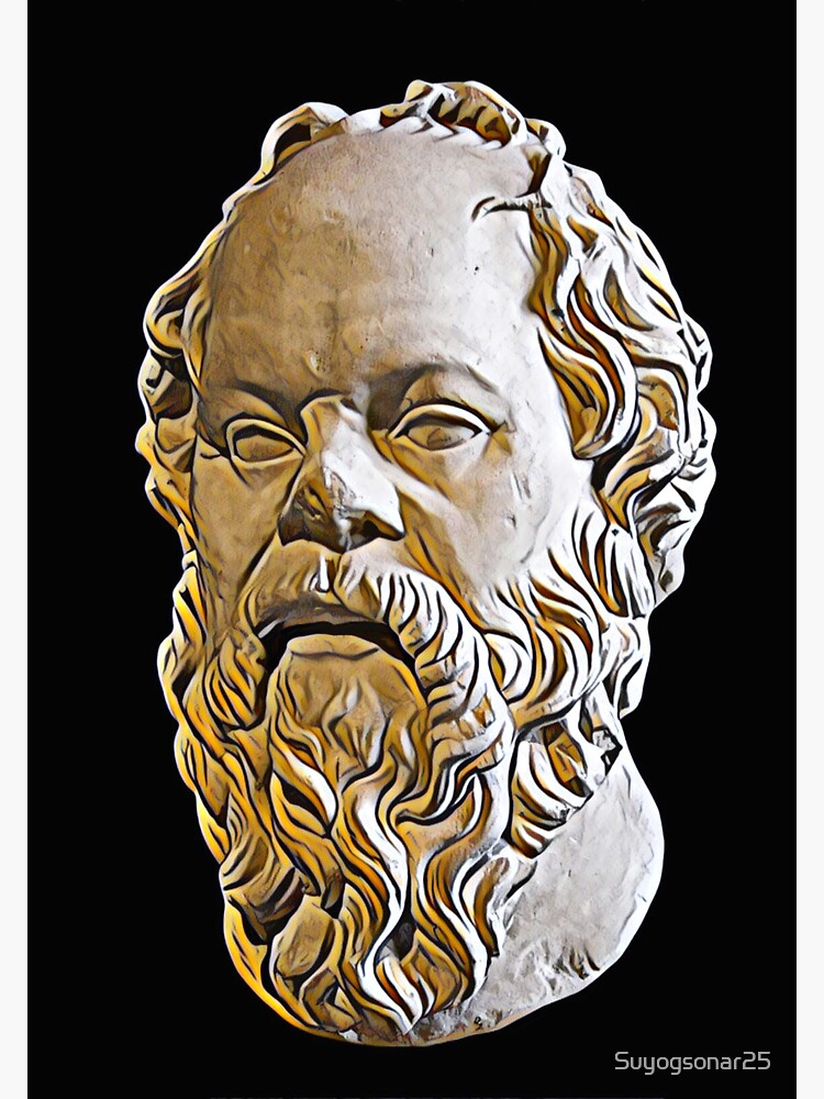 "Socrates Artwork " Sticker for Sale by Suyogsonar25 | Redbubble