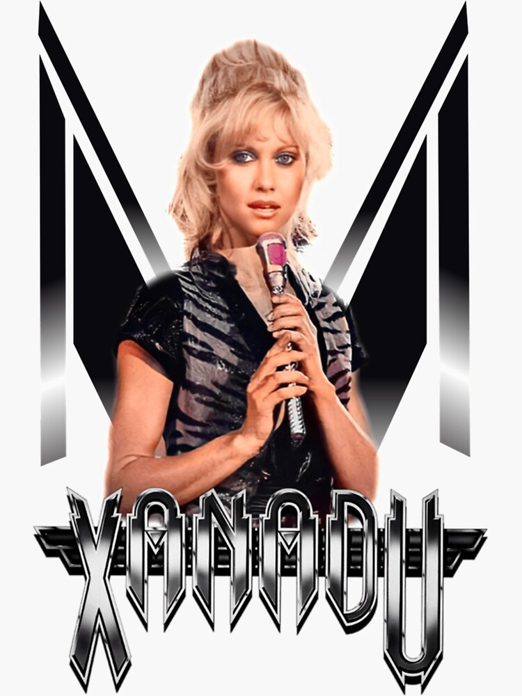 "Xanadu Black and White one Fool" Sticker for Sale by MiriamBrayan ...