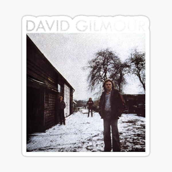 "DAVID GILMOUR" Sticker for Sale by CrystalWerner | Redbubble