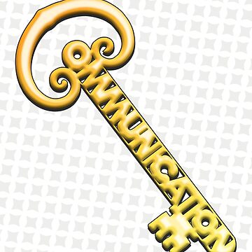 "Communication is key" Poster for Sale by emilegraphics | Redbubble