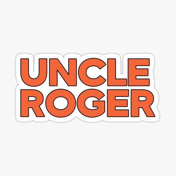 "Uncle Roger Merch Uncle Roger Long Sleeve " Sticker for Sale by ...