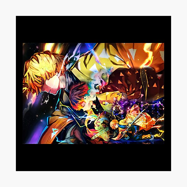"Zenitsu of The Thunder DS Kimetsu No Yaiba" Photographic Print for ...