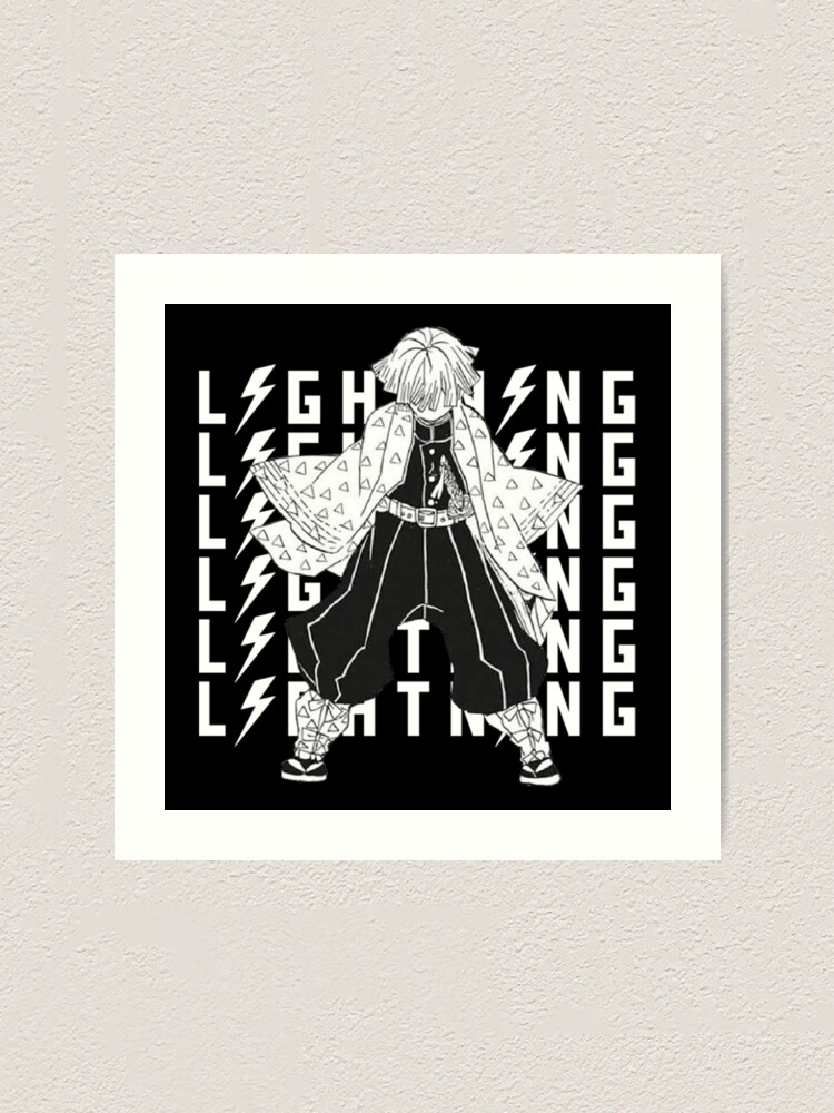 "Zenitsu DS anime manga mask t DS Kimetsu No Yaiba" Art Print for Sale ...