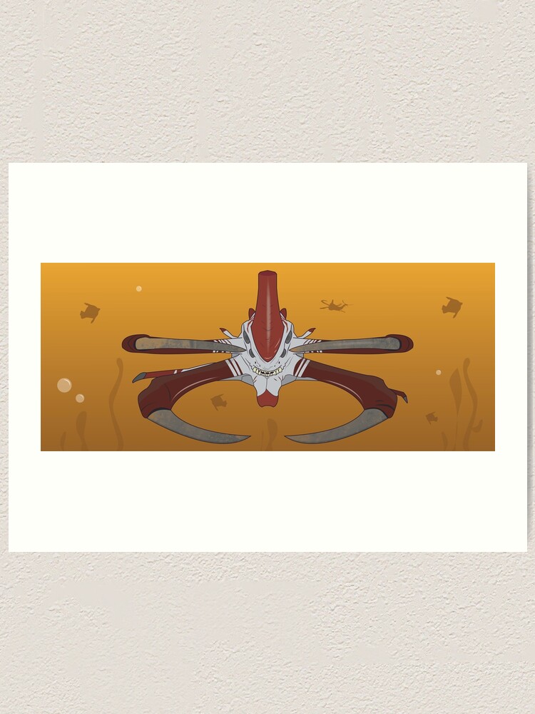 "Reaper Leviathan - Subnautica Fanart" Art Print for Sale by Necronder ...