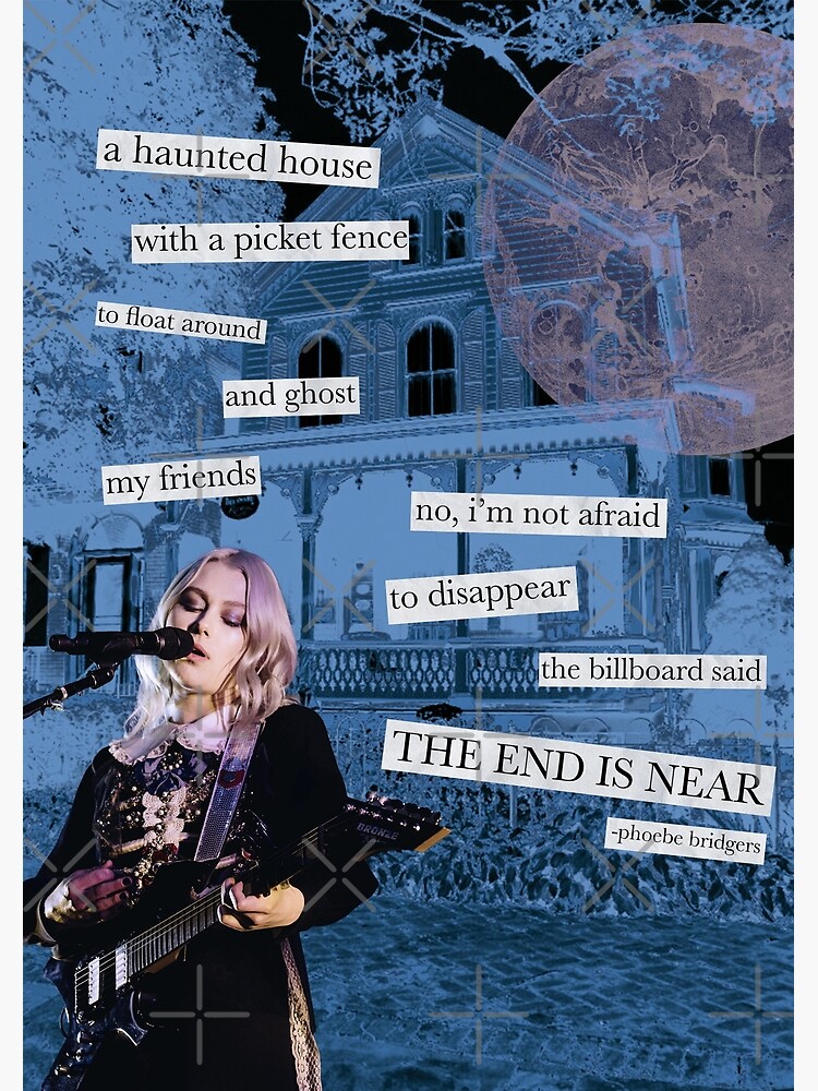 "Phoebe Bridgers I Know the End Poster" Poster for Sale by mishumydog | Redbubble