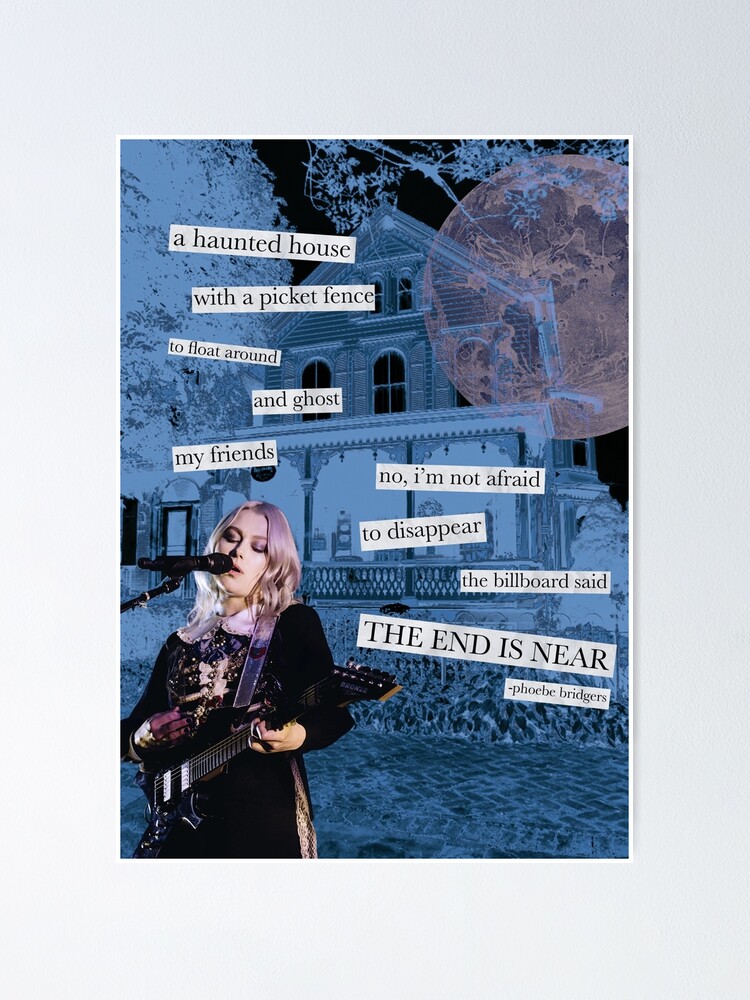 "Phoebe Bridgers I Know the End Poster" Poster for Sale by mishumydog | Redbubble