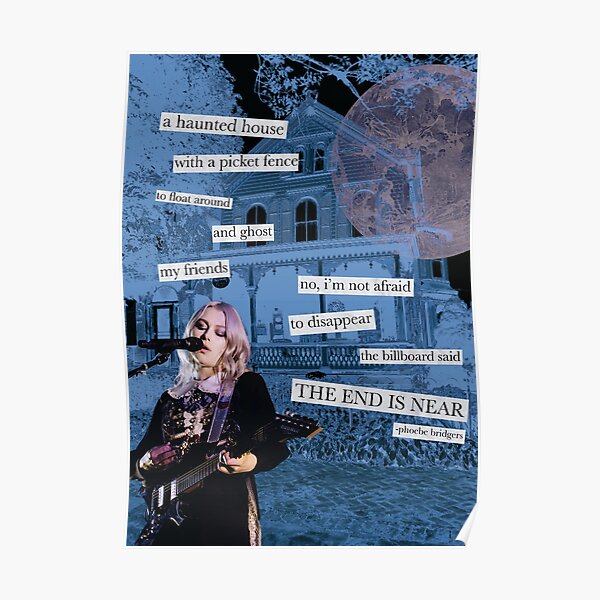"Phoebe Bridgers I Know the End Poster" Poster for Sale by mishumydog | Redbubble