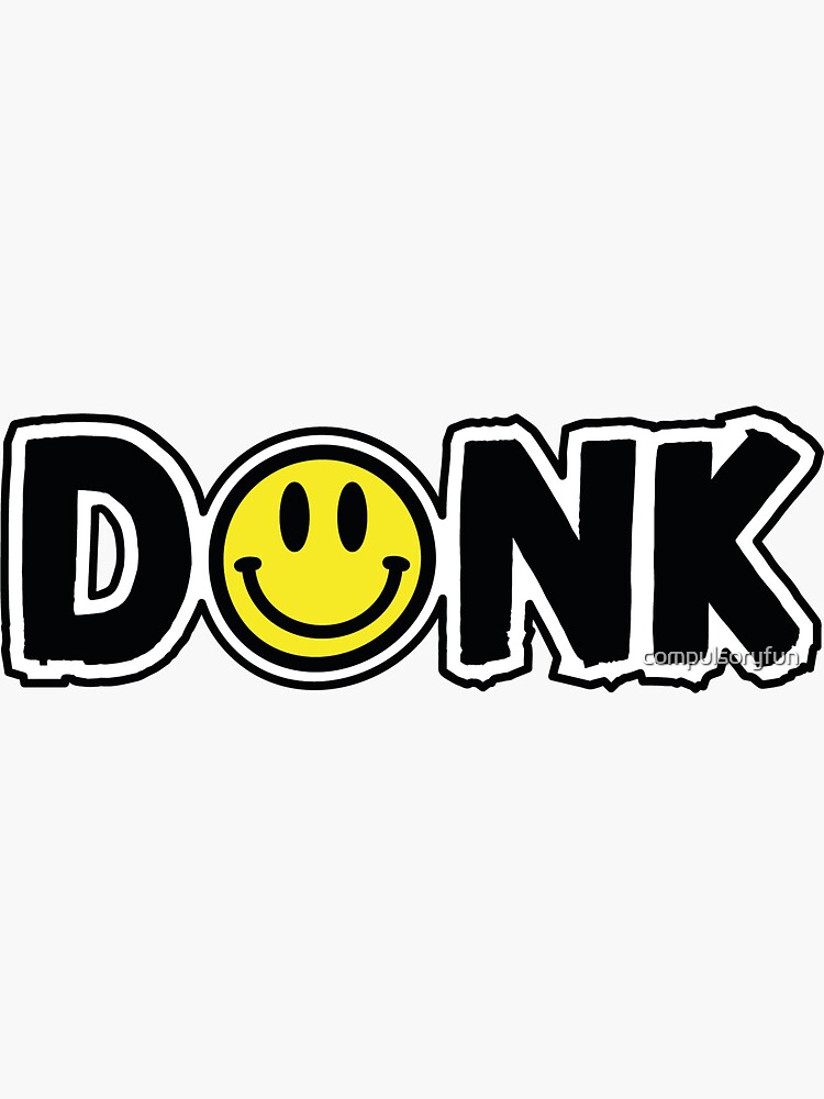 "Acid Smiley Donk" Sticker for Sale by compulsoryfun | Redbubble
