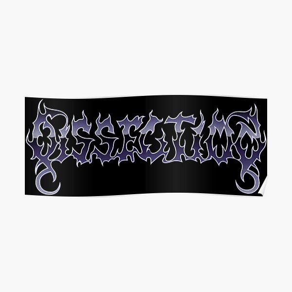 "DISSECTION BAND " Poster for Sale by JimHeath | Redbubble