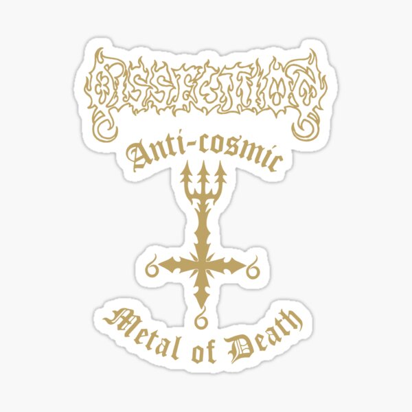 "DISSECTION BAND " Sticker for Sale by JimHeath | Redbubble