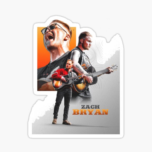 "zach bryan" Sticker for Sale by skippyhaha | Redbubble