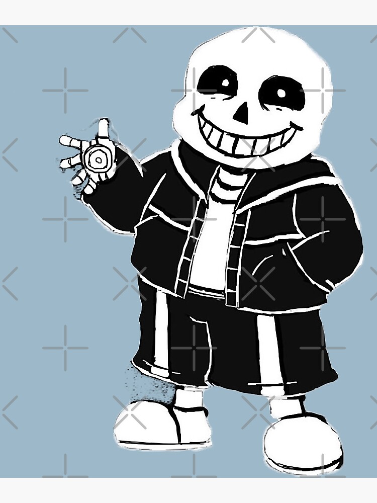 Póster «Pase a través de Ground Vast Remote Undertale Sans Character ...