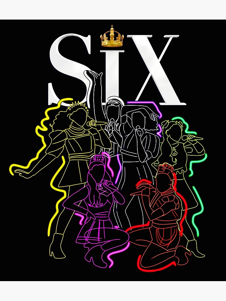 "six the musical" Poster for Sale by derliasriko | Redbubble