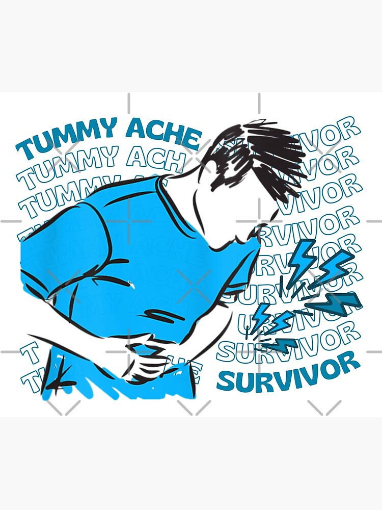 Manta «Sobreviviente de dolor de barriga. Meme de enfermedad: perfecto ...