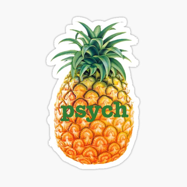 Psych Stickers | Redbubble