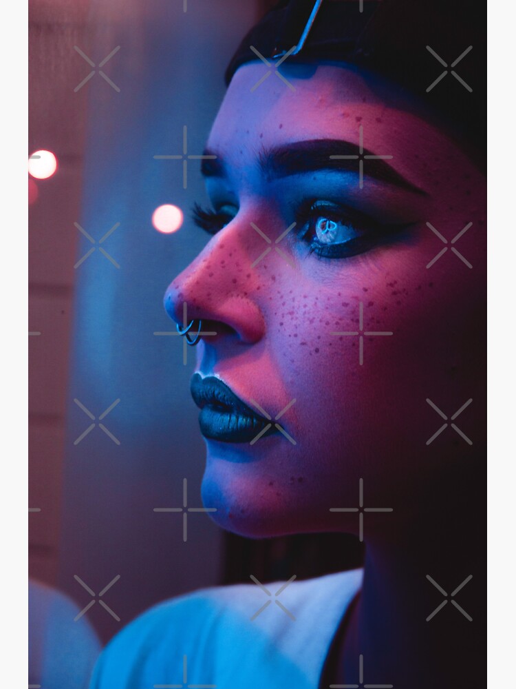 "Lone Life in Night City" Sticker for Sale by BienThings | Redbubble