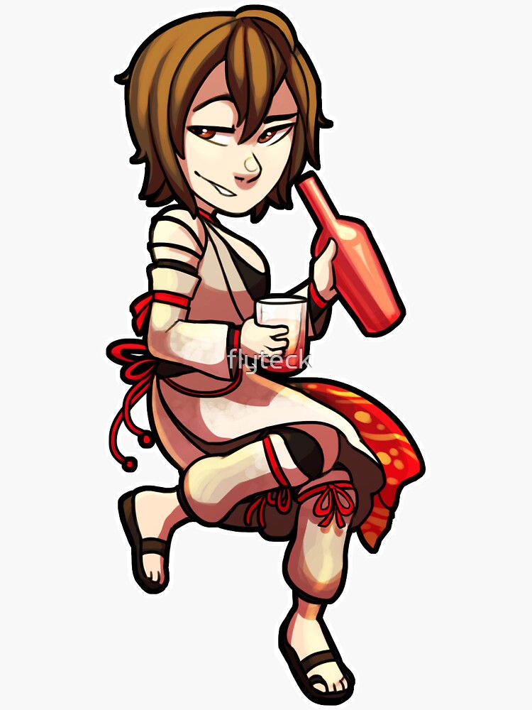 "Meiko Chibi - Momiji" Sticker for Sale by flyteck | Redbubble