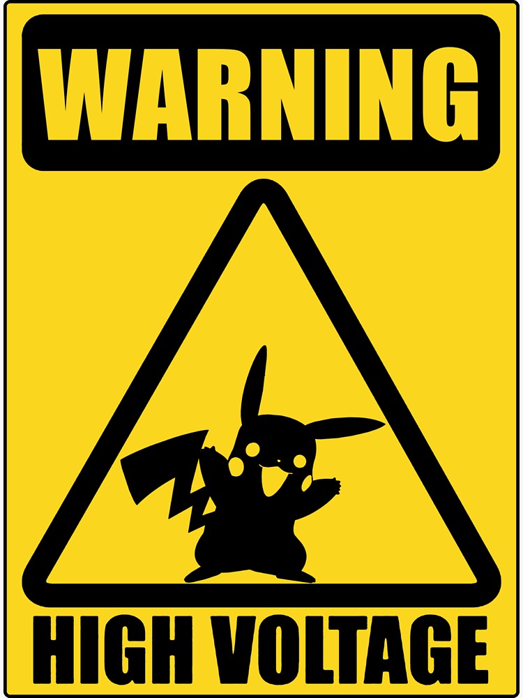 "Electric high voltage ⚡ " Sticker for Sale by smilestarup | Redbubble