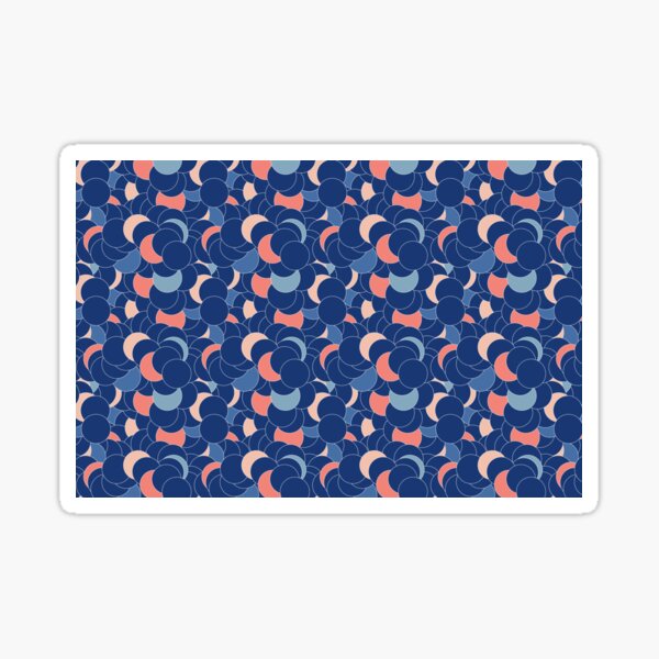 "Deep blue soap bubbles pattern, abstract water fizz" Sticker for Sale ...