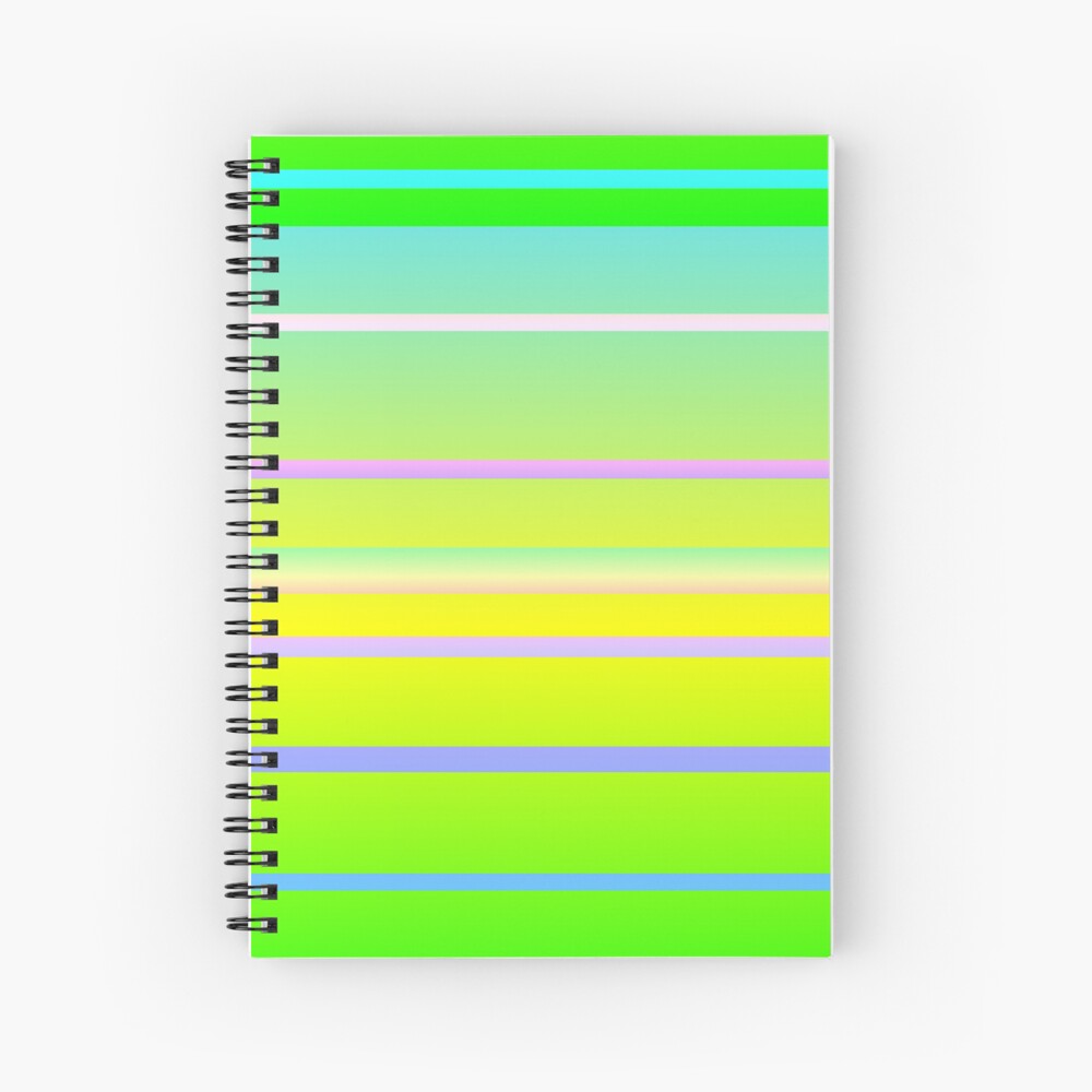 "Lime green color palette | lime green color" Spiral Notebook for Sale ...
