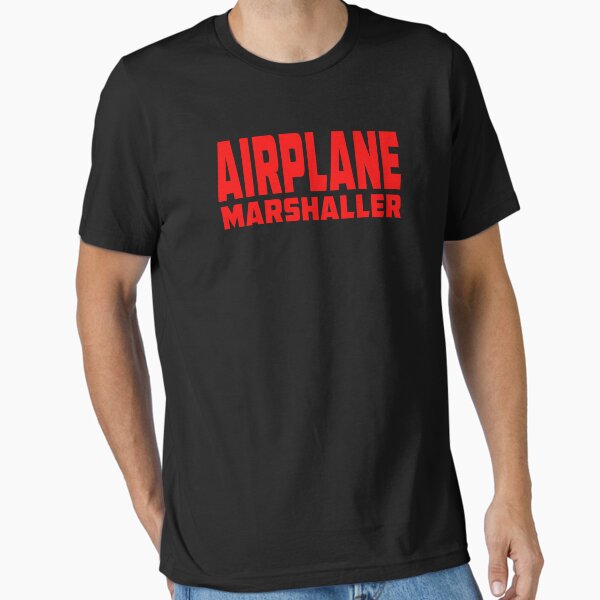 "Airplane Marshaller - Ramp Agent - Turnaround Coordinator - Red Text ...
